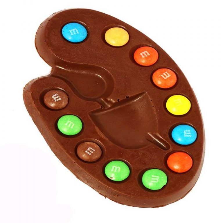 Colourful Chocolate Gems Pallet Holi Chocolate | Giftsmyntra.com